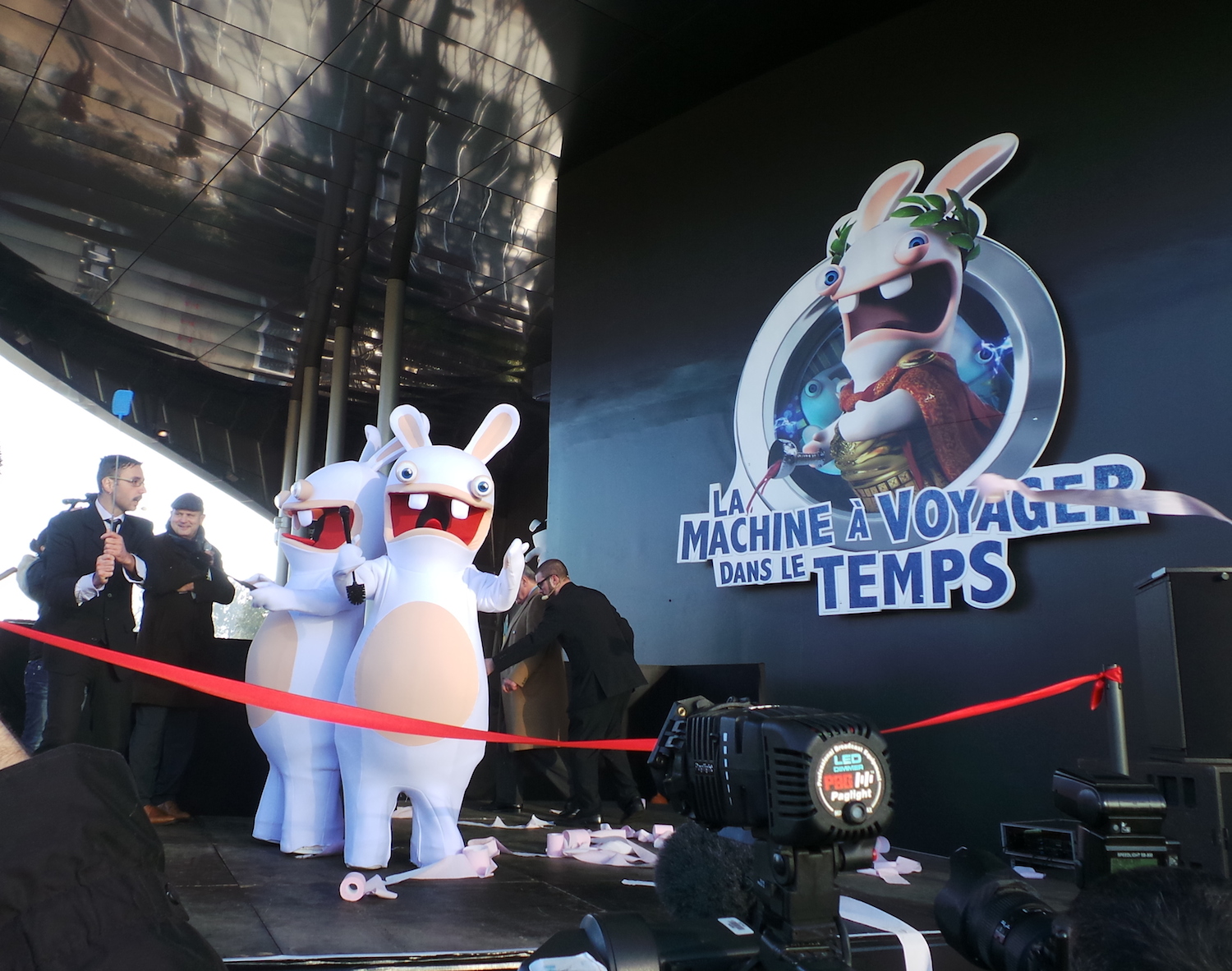 Nouvelle attraction 2014 Futuroscope : les lapins crétins
