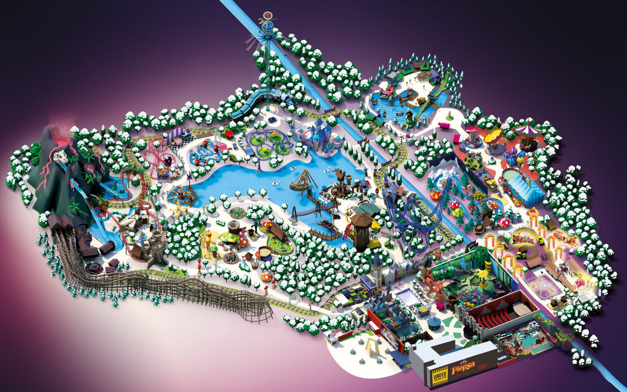 plan-plopsaland-panne | Parcs d'attractions et de loisirs